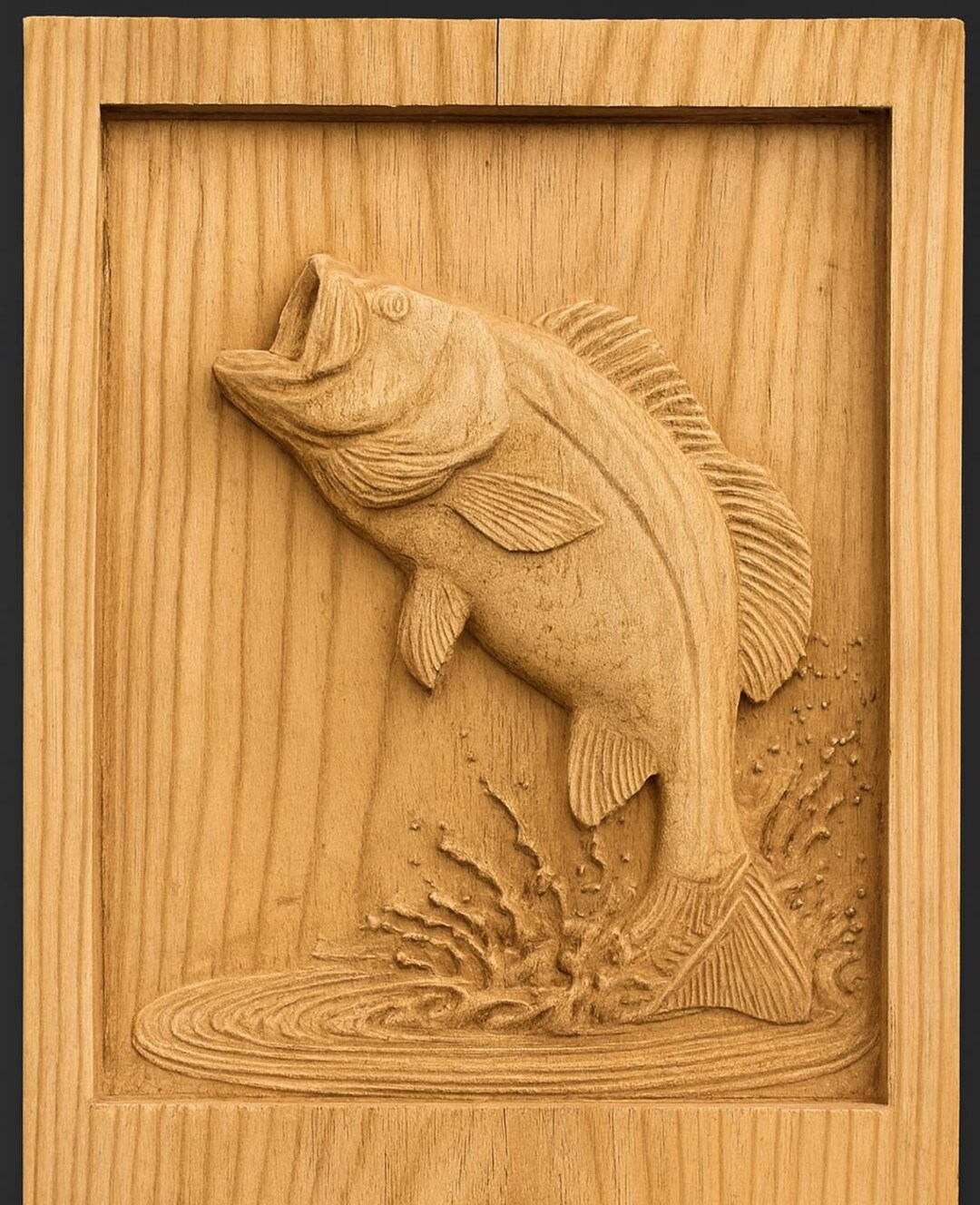 Largemouth Bass Digital STL Files - 3D Printing and CNC Router Carving ...