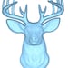Buck Deer Head With Antlers STL File for CNC Carving and 3D Printing - Etsy