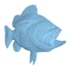 Highly Detailed Largemouth Bass STL File for CNC Wood Router Carving ...