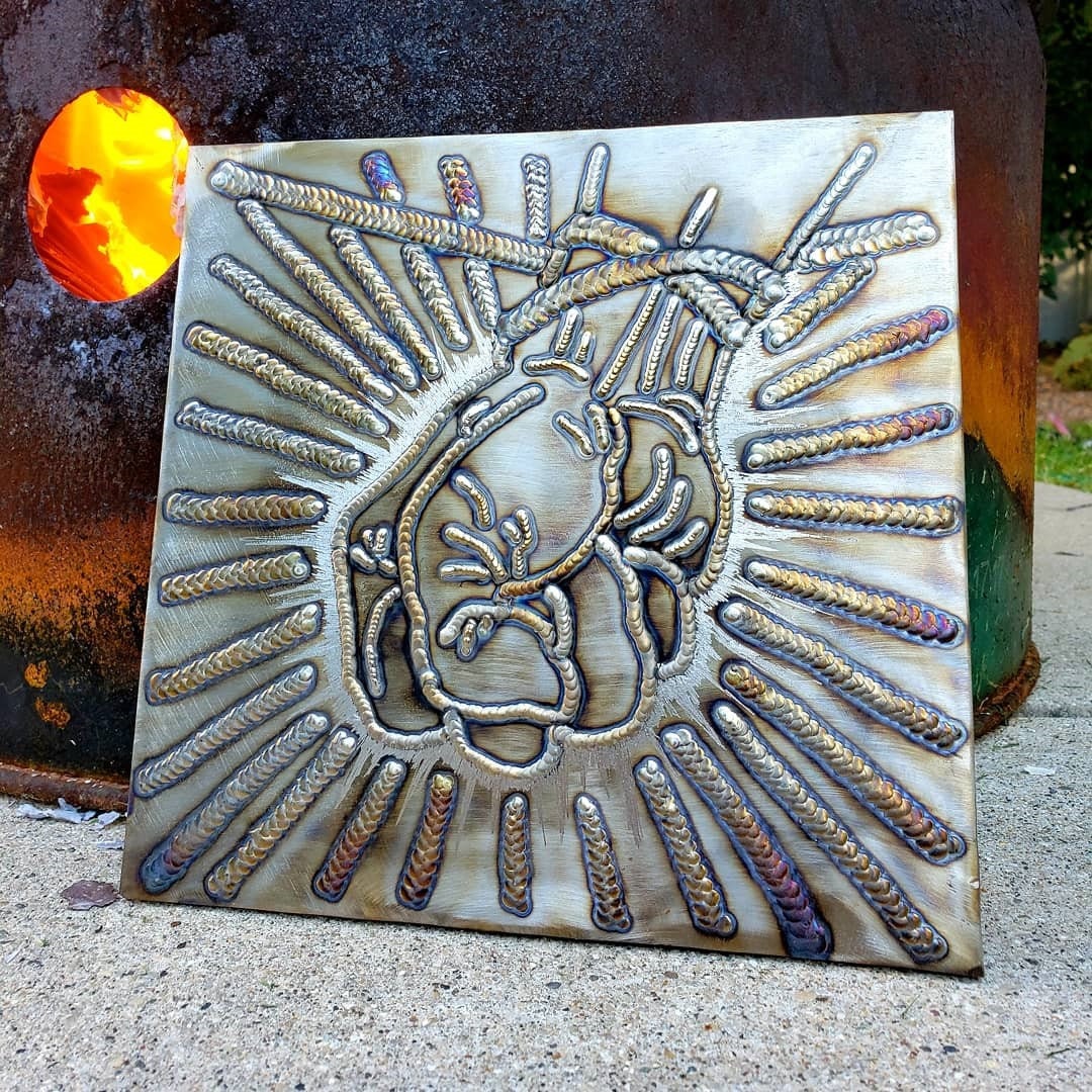 Welded metal art store