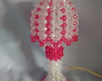 Small Beaded Lamp - Etsy