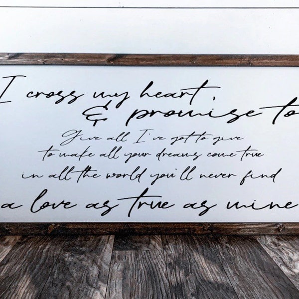 Cross My Heart - Etsy