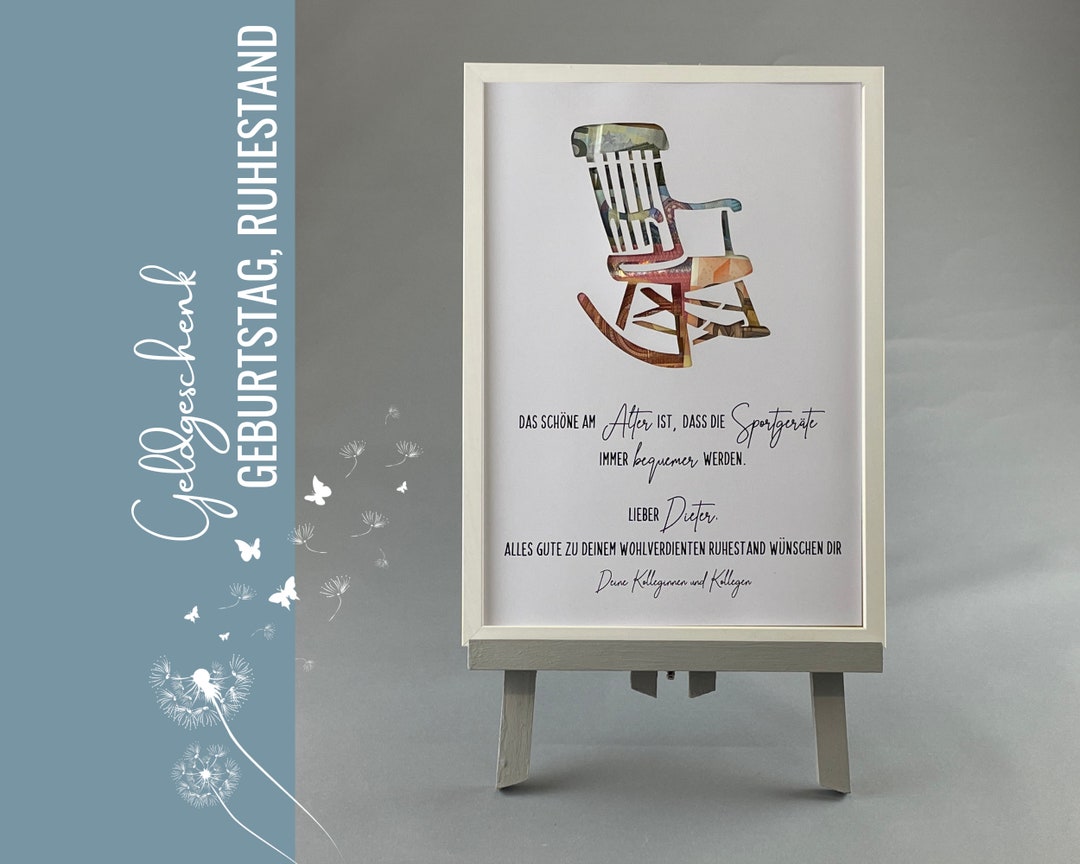 Personalized Money Gift Retirement Retirement Farewell 015 - Etsy