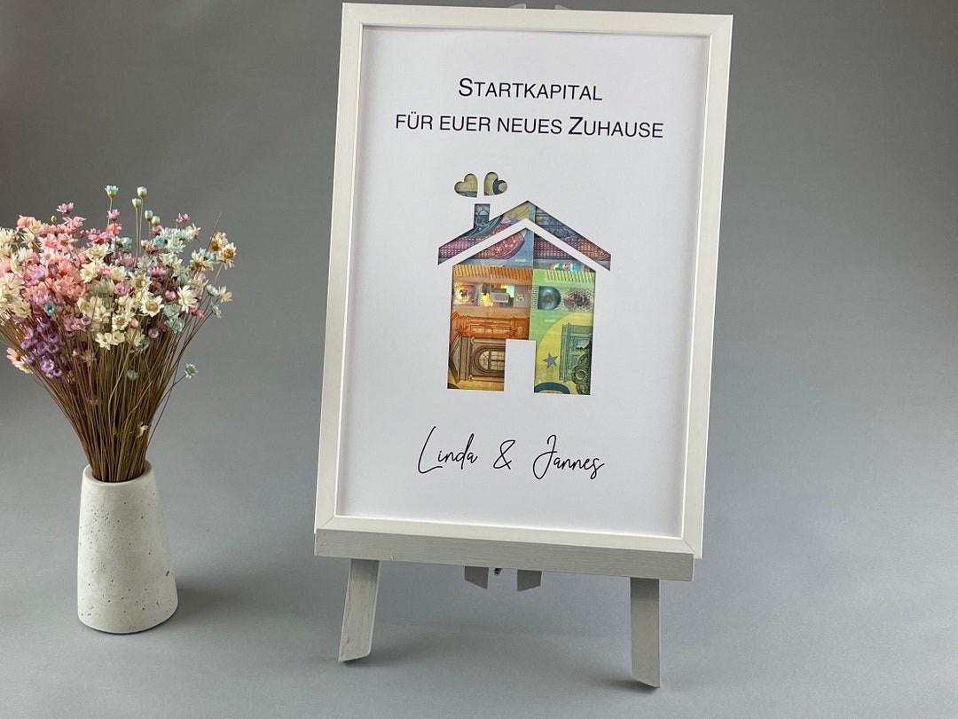 Personalized Money Gift HOUSE Moving in Topping Out Ceremony - Etsy UK