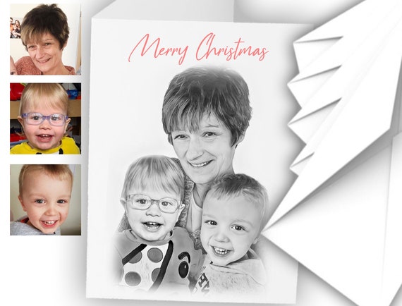 Custom Greeting Card Art & Drawing Drawing Picture Card | Etsy