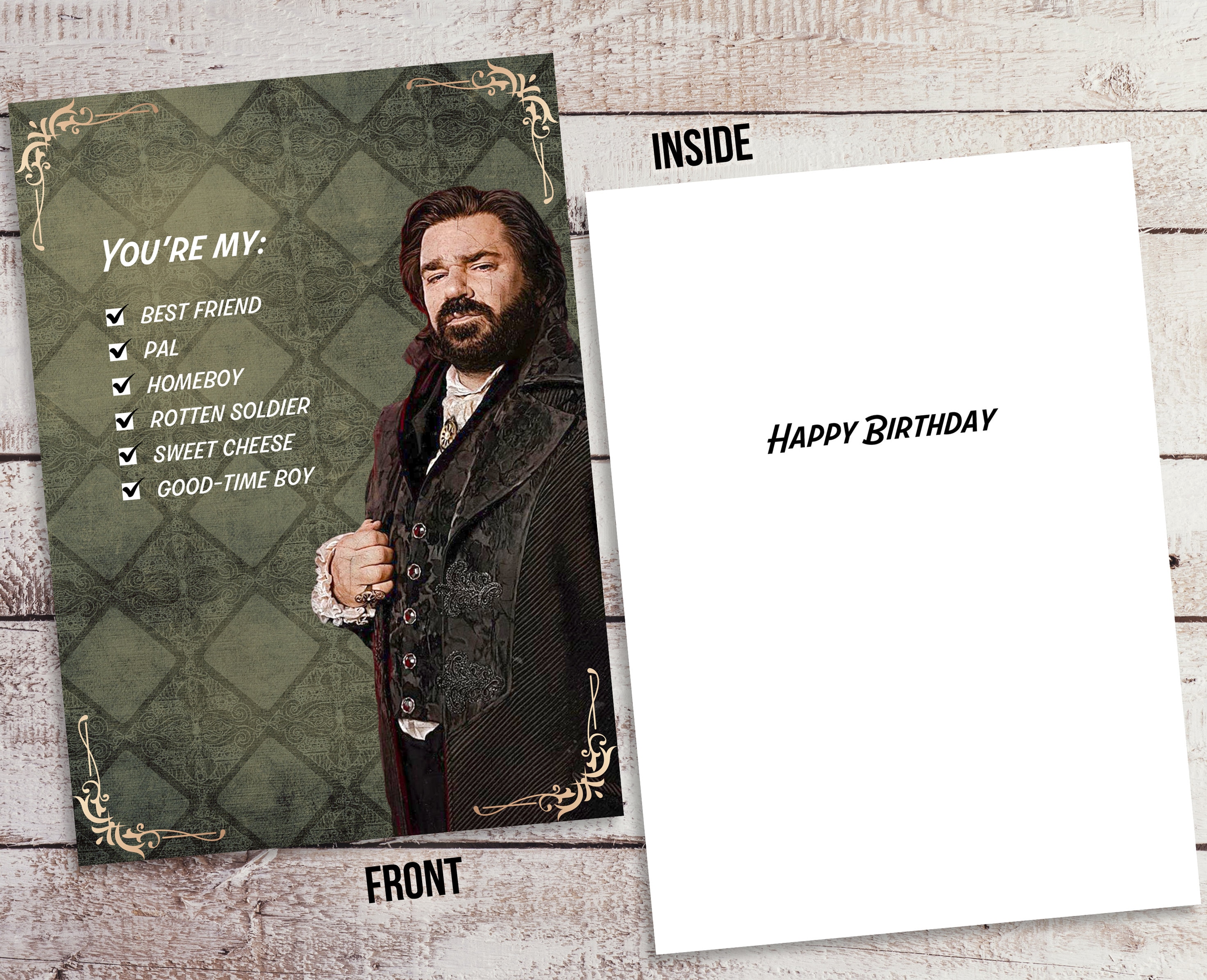 What We Do in the Shadows | Birthday Card - Laszlo | Instant Download ...