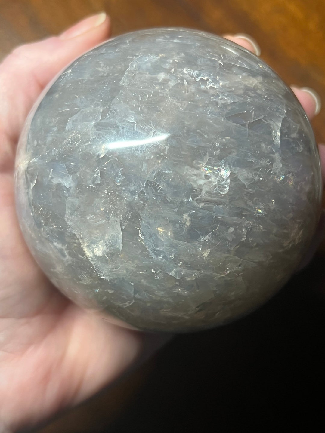 RARE Blue Rose Quartz Sphere| Blue Rose Quartz Crystals| - Etsy