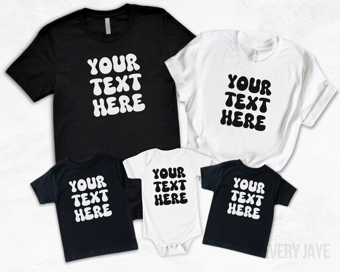 Custom Family Shirts - Matching Family Shirts - Personalized Family ...