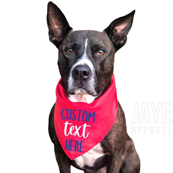 Custom Dog Bandana - Etsy