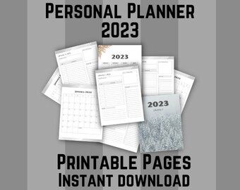 Printable Planner 2023 Planners, Calendars, Checklist Daily, Weekly ...