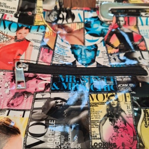 Y2K Bag Glossy Shiny Magazine Photo Print Handbag Trashy Mcbling ...