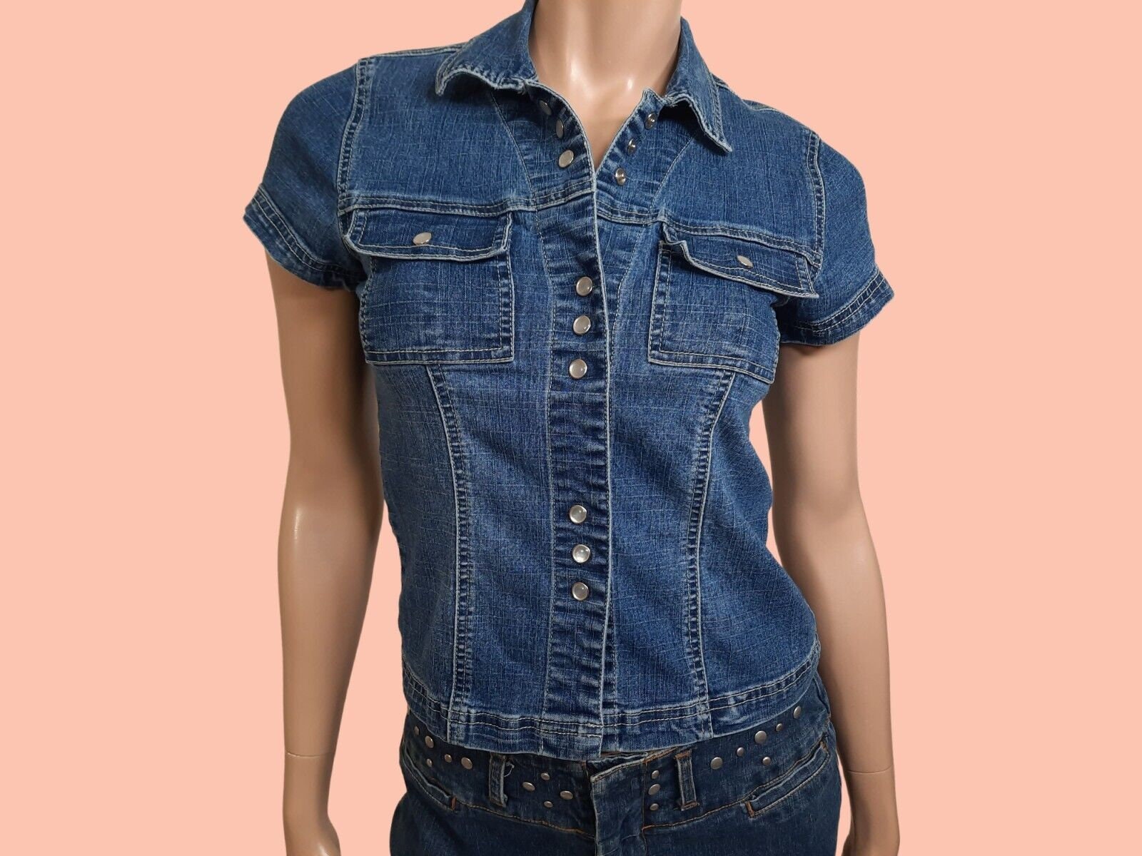 Fitted Denim Shirt Women