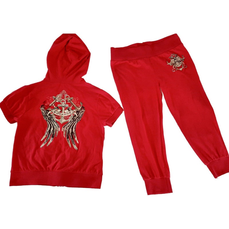 Rhinestone Tracksuit - Etsy