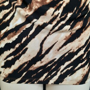 Y2K Tiger Animal Print Sleeveless Top Size XXL Trashy Mcbling Stretch ...