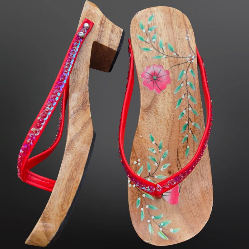 Wooden Sandals - Etsy