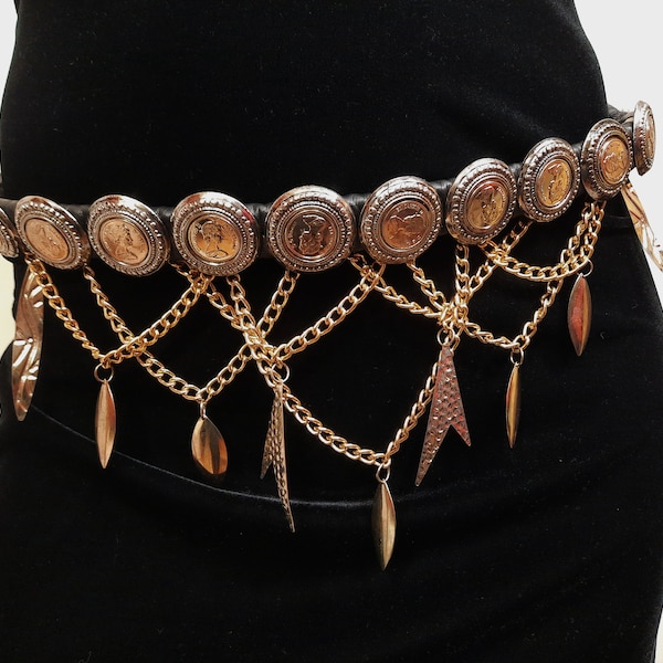 Vintage Coin Belt - Etsy