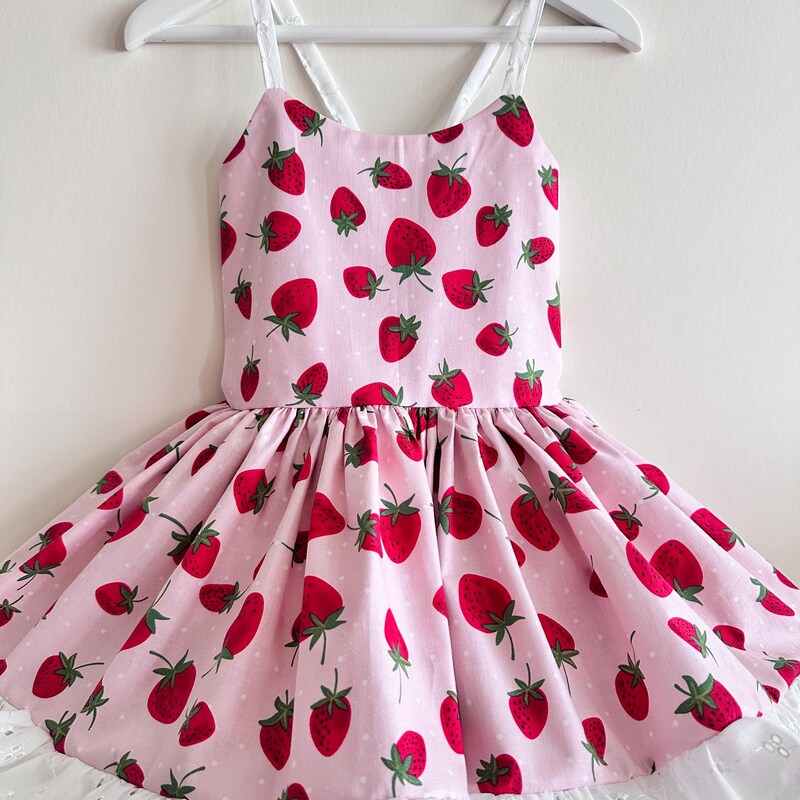 Strawberry Dress - Etsy