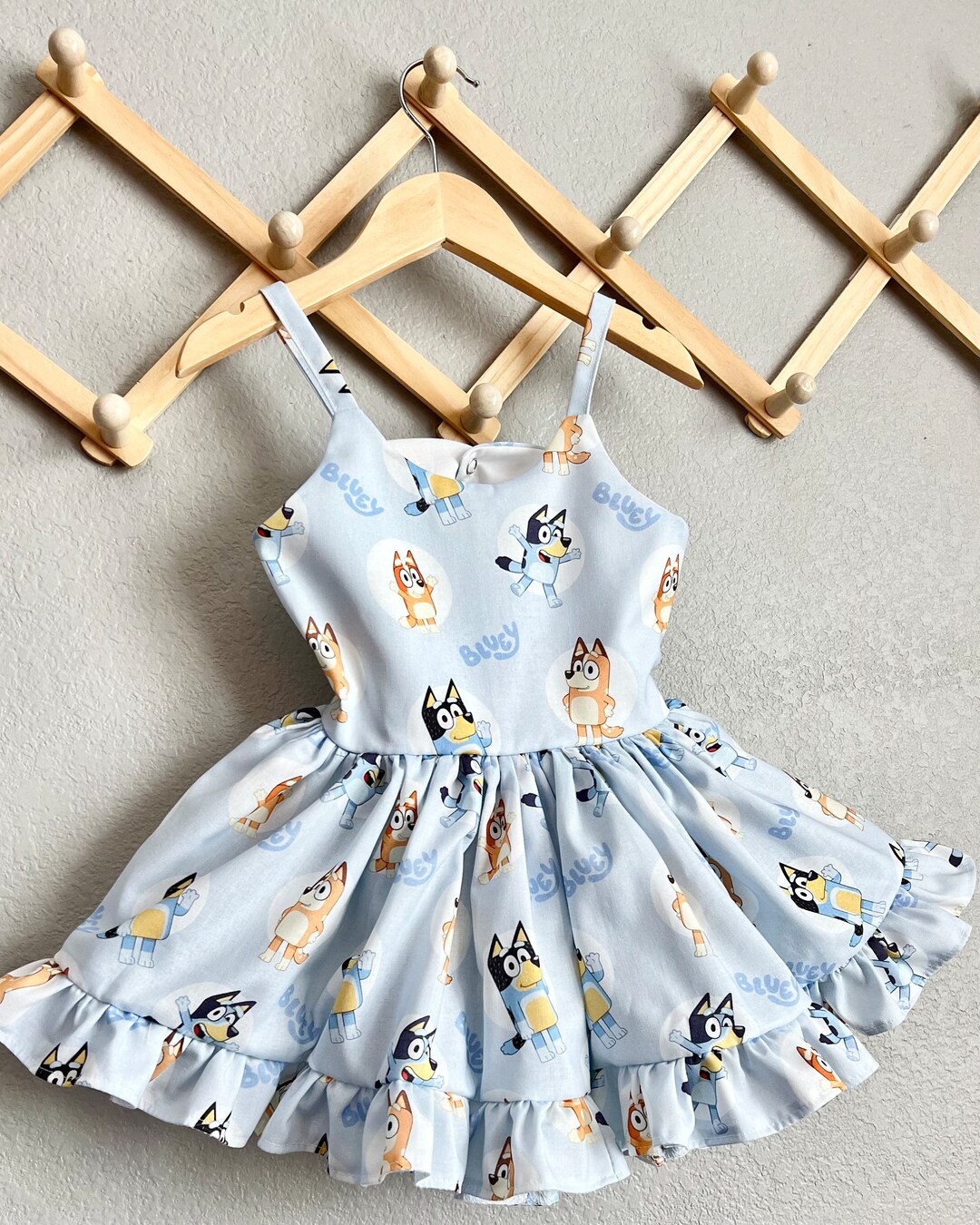 Bluey Dress Girls Birthday Dress Dresses for Toddler - Etsy UK
