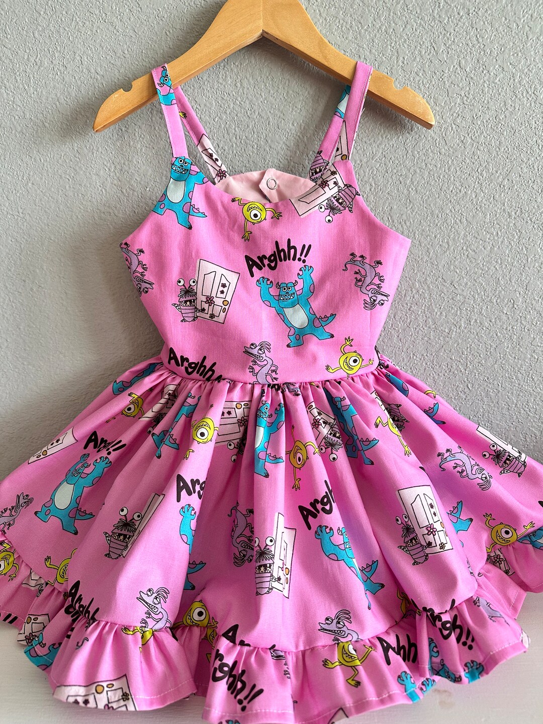 Girls Monsters Inc Dress Girl Disney Dress Toddler Twirl Dress - Etsy
