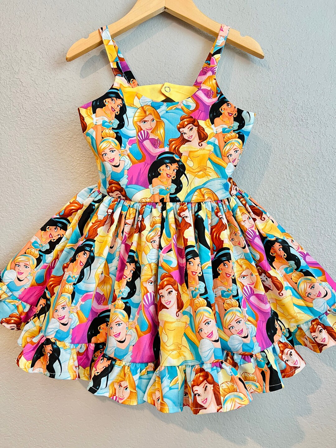Disney Princess Dress Girl Princess Dresses Belle Cinderella Jasmine ...
