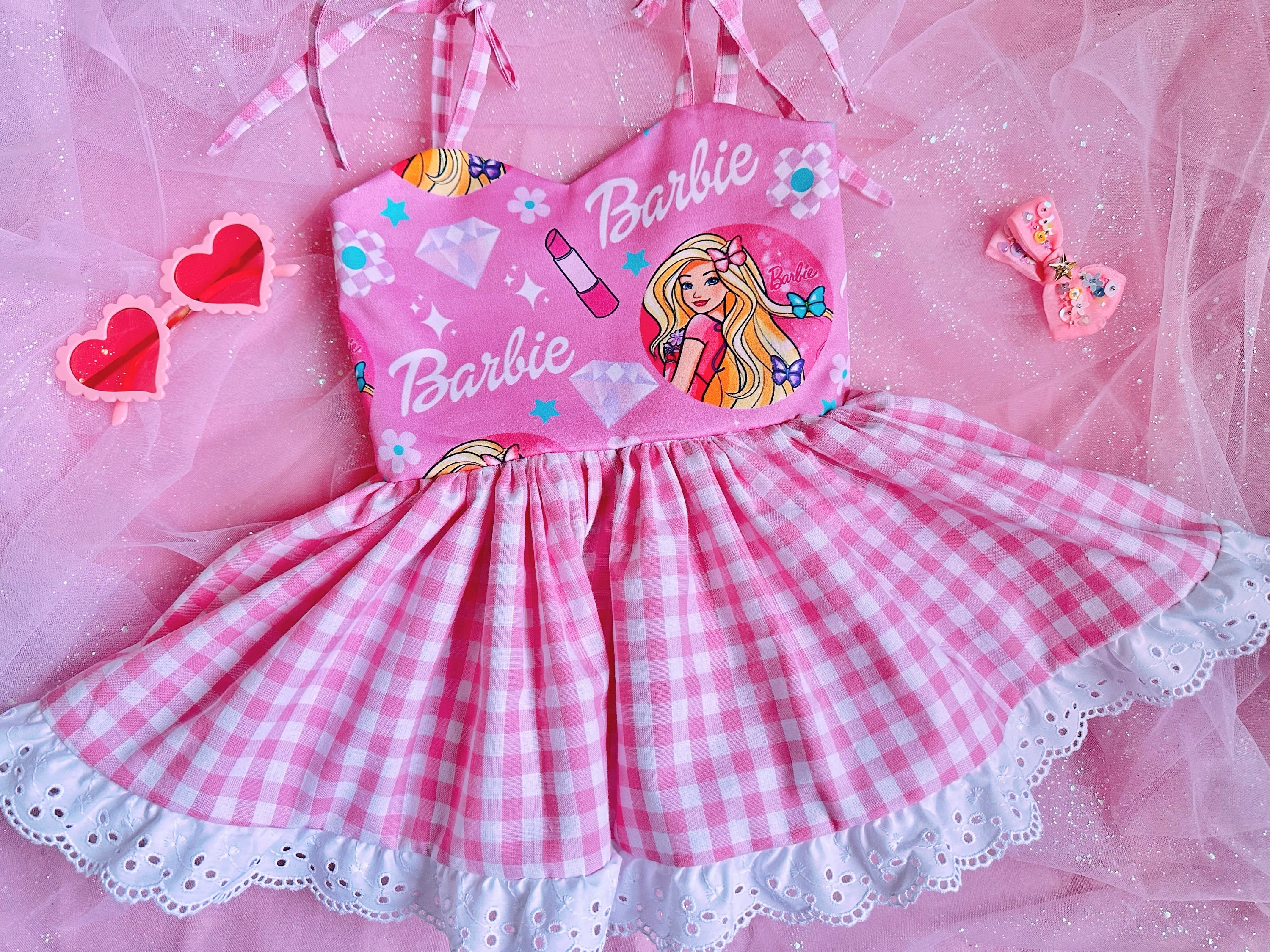 Pink Barbie Dresses For Kids