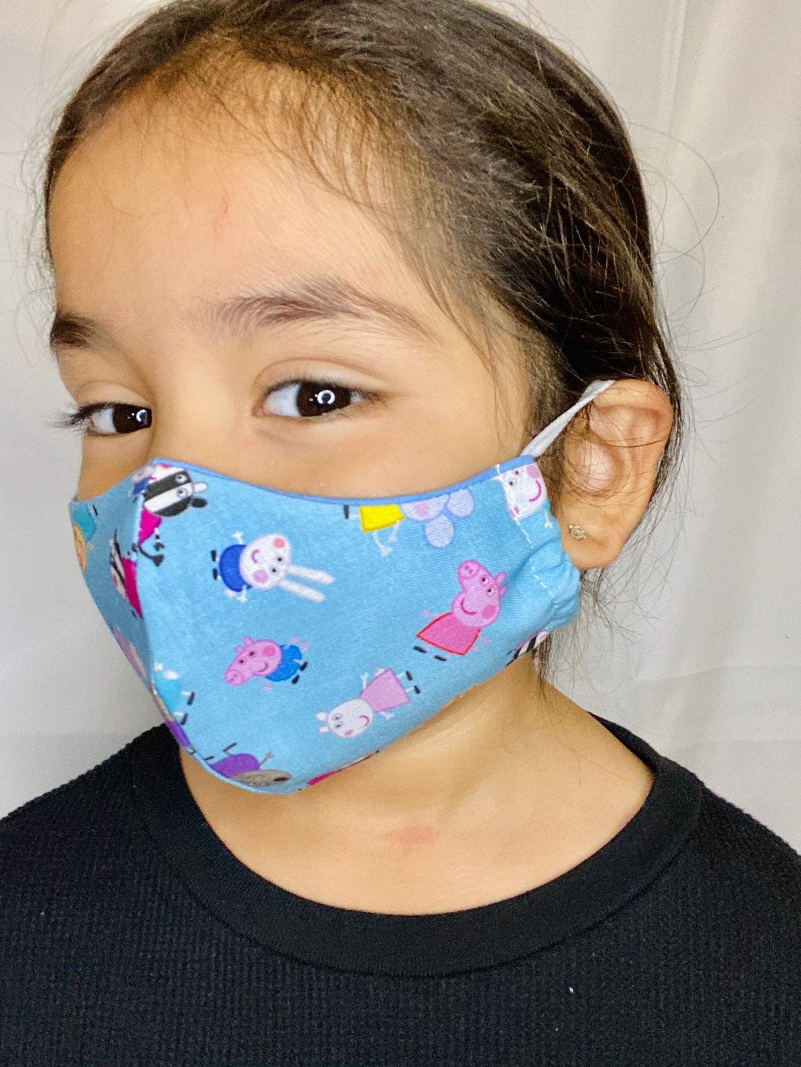 Peppa pig face mask cotton face mask children face mask | Etsy