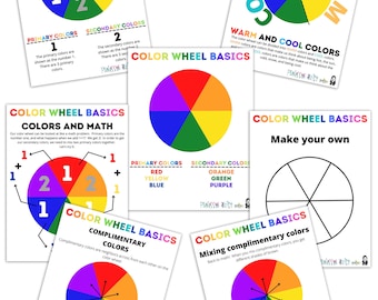 Color Wheel Basics Printables Pack 3 - Etsy