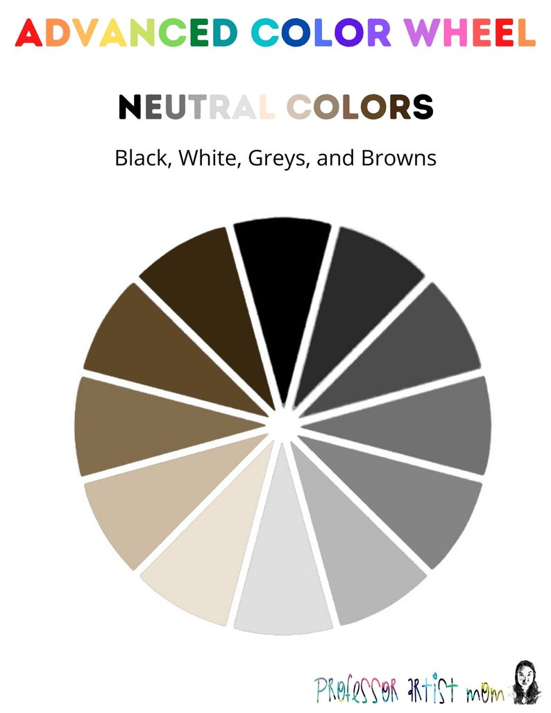 Color Wheel Basics Printables Pack 3 - Etsy