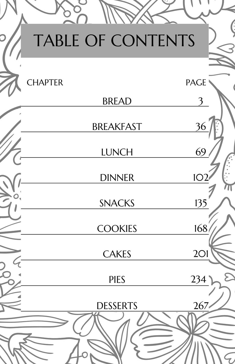 My Recipe Book Template and Printable Empty Recipe Book - Etsy