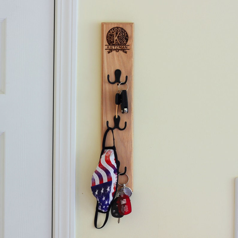 Key Holder for Wall Key Rack Wooden Key Holder Vertical - Etsy