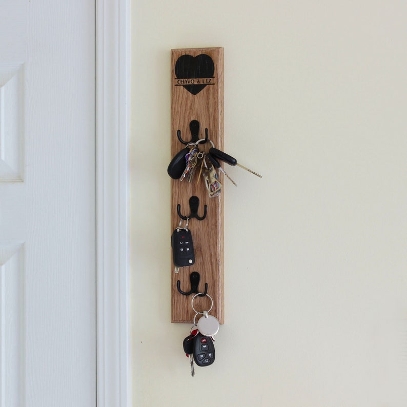Key Holder for Wall Key Rack Wooden Key Holder Vertical - Etsy