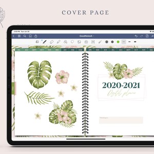 18-month Digital Planner – Tropical Theme for Goodnotes - Etsy