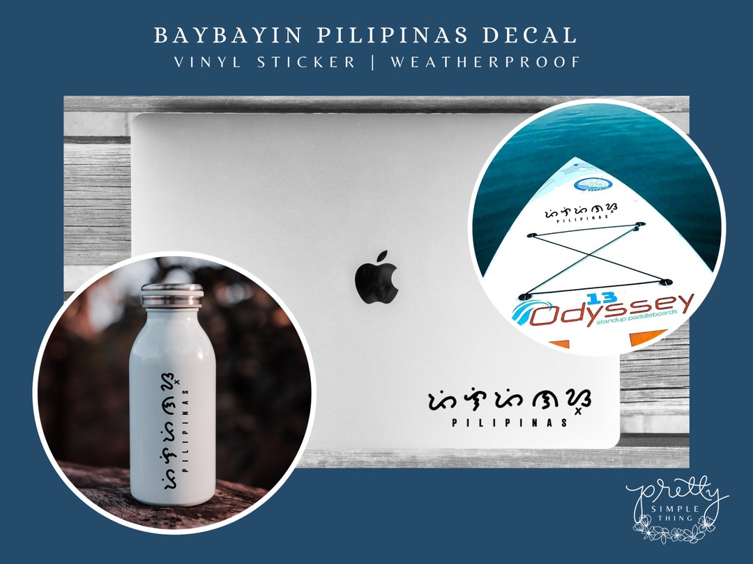 Philippines Baybayin Pilipinas Vinyl Car Decal Custom Size NO TRACKING ...
