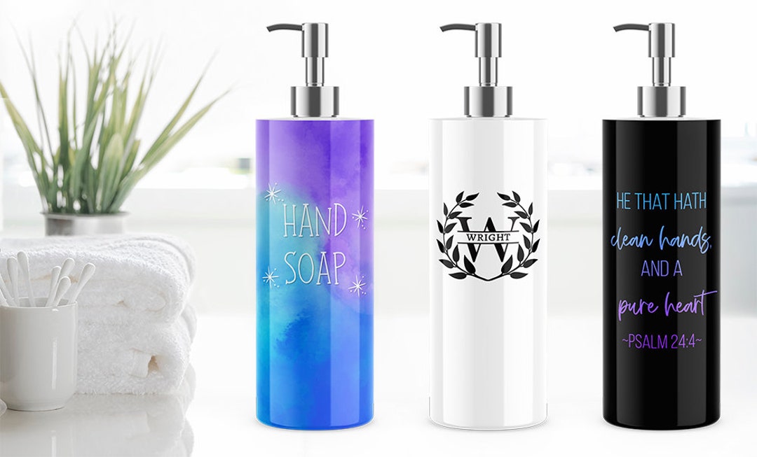 Customized Soap - Lotion Dispenser | Customized Bottle With Pump ...