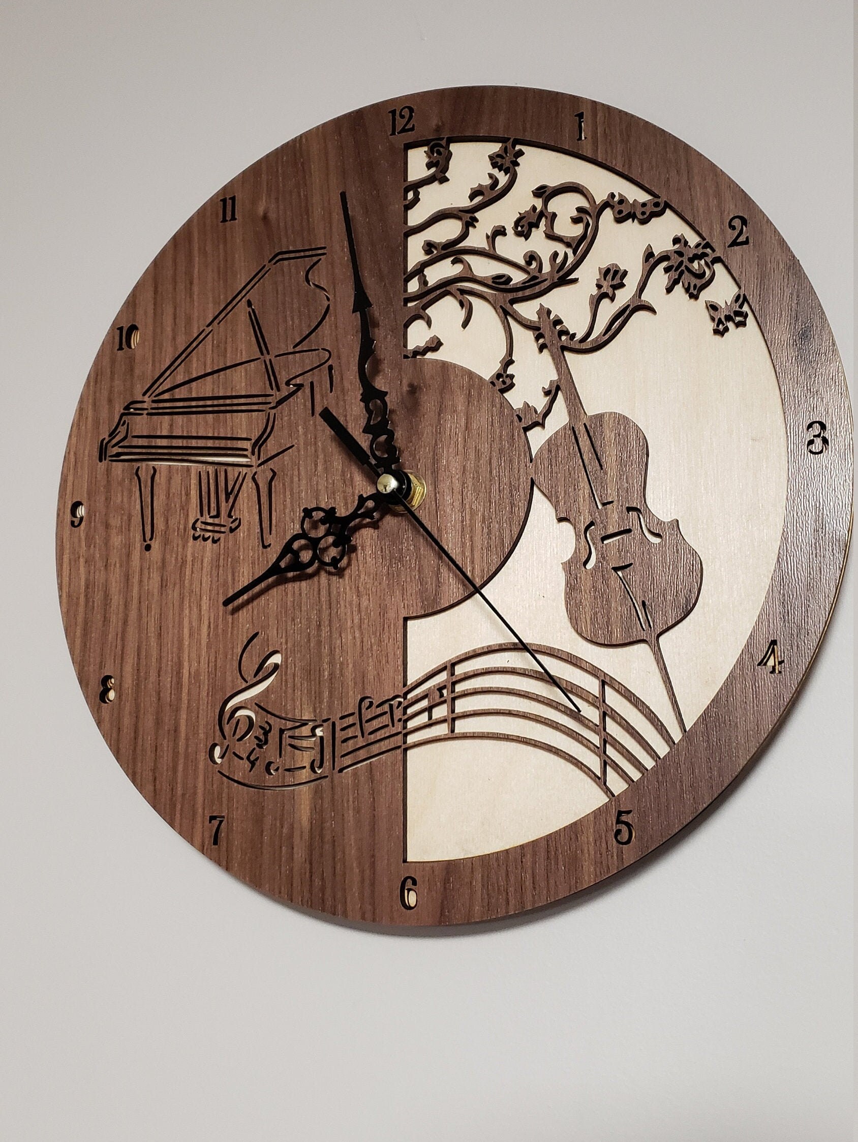 Music Lover Clock - Etsy