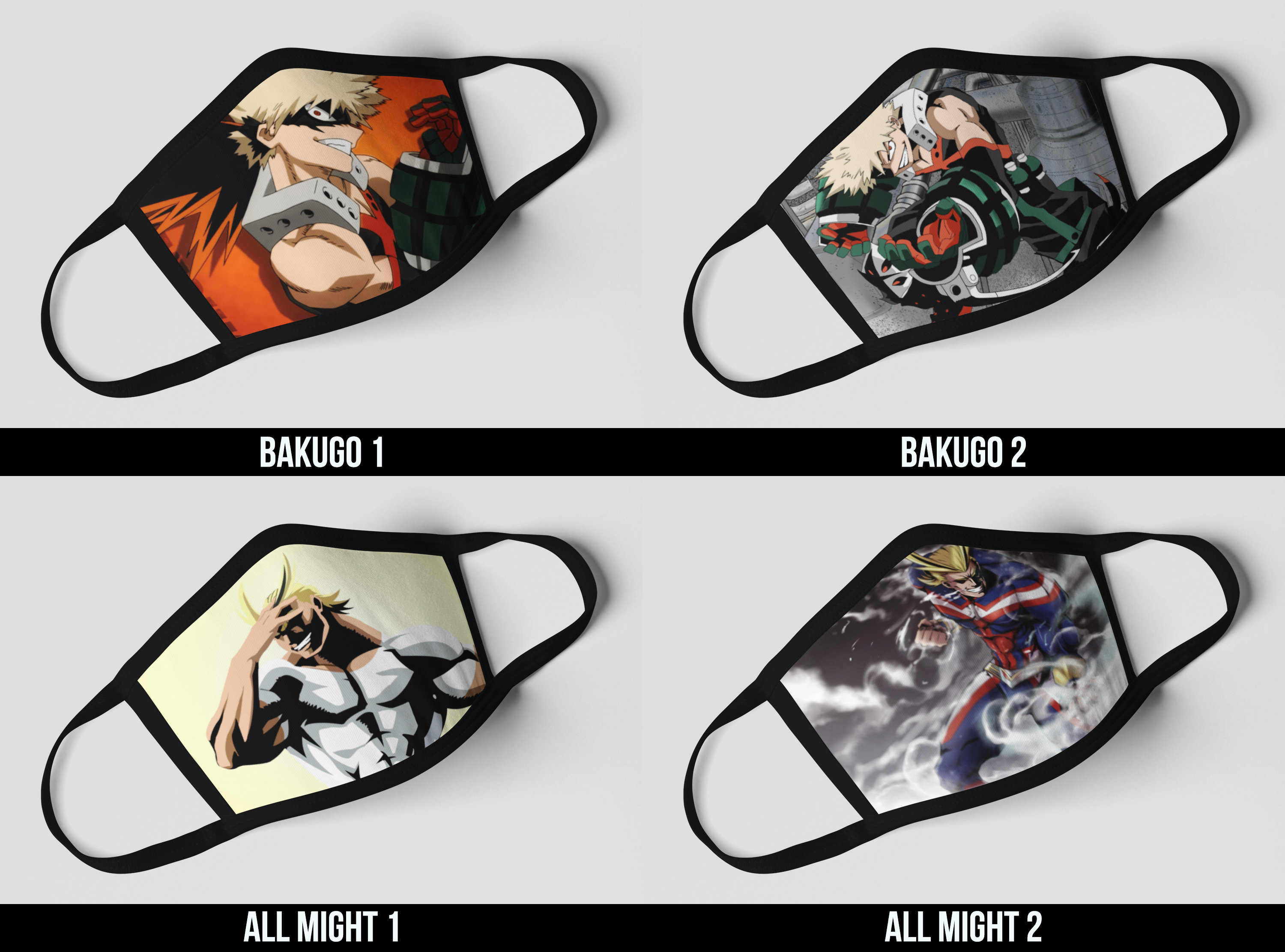 My Hero Academia Face Mask Anime Face Mask Midoriya Deku | Etsy