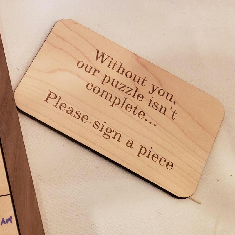 Please Sign a Puzzle - Etsy