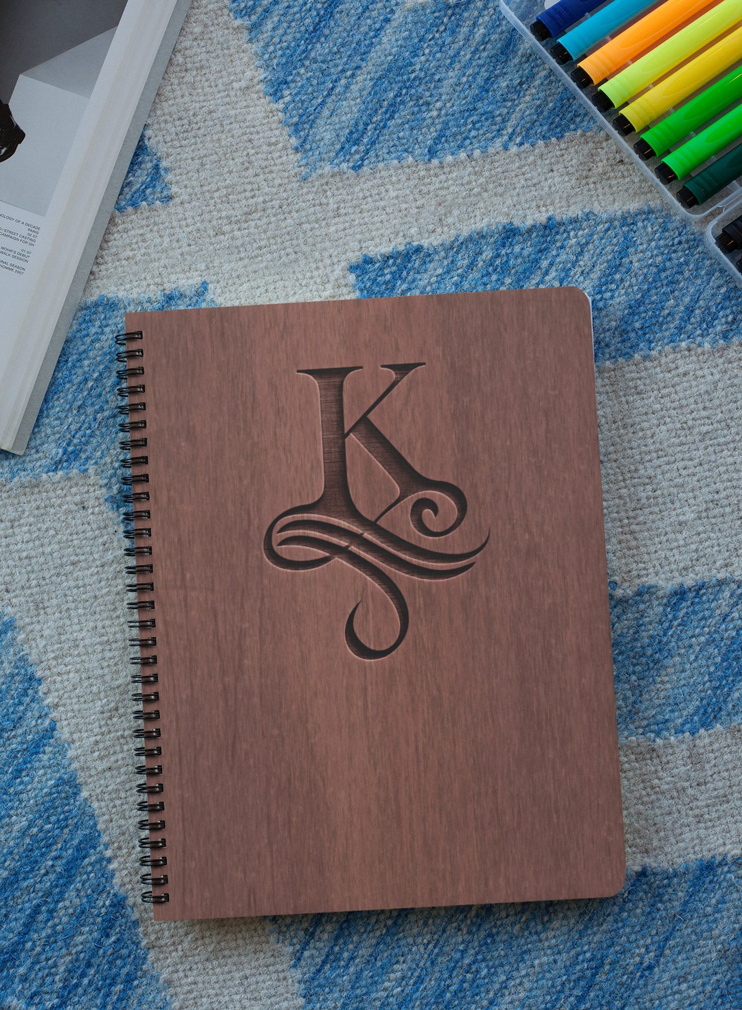 Victorian Personalized Wood Cover Notebook | Victorian Personalized ...