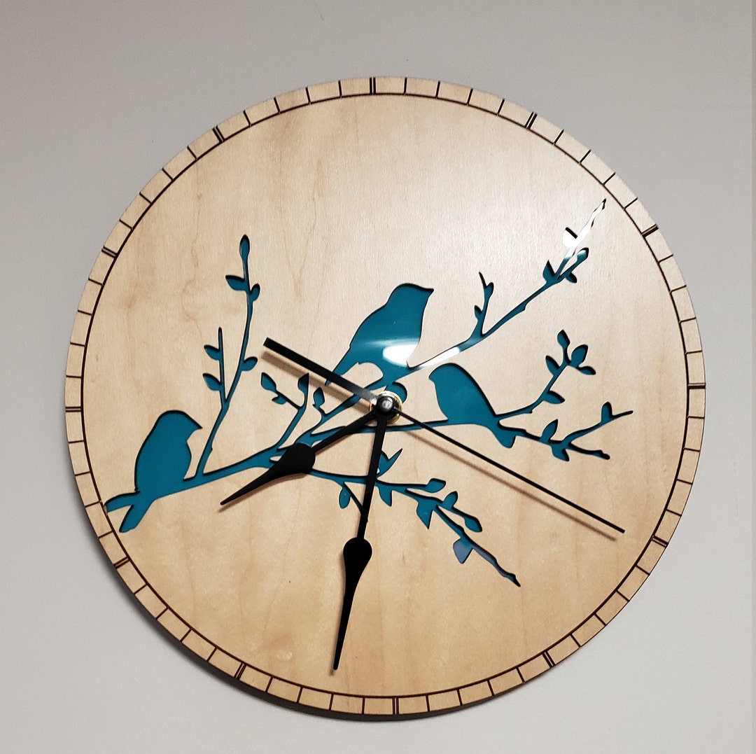 Personalized Bird Clock - Etsy