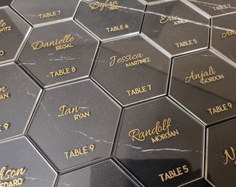 Acrylic Name Tags/ Event Name Plate/ Place Cards/ Personalized - Etsy