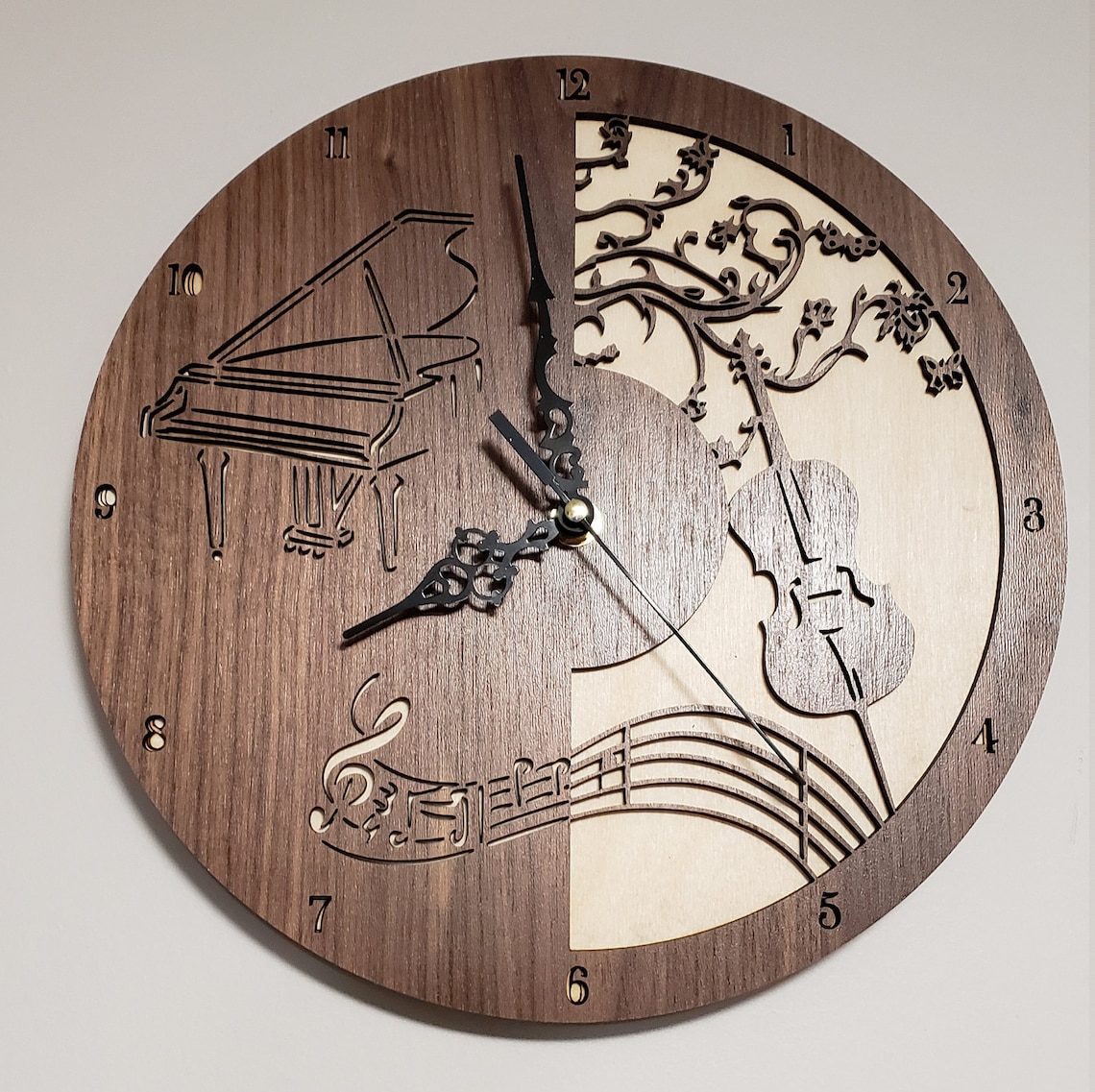 Music Lover Clock - Etsy