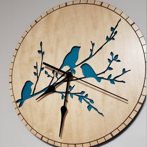 Personalized Bird Clock - Etsy