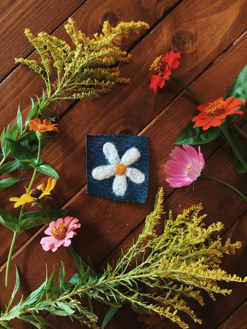 Needle Felted Summer Patches - Etsy