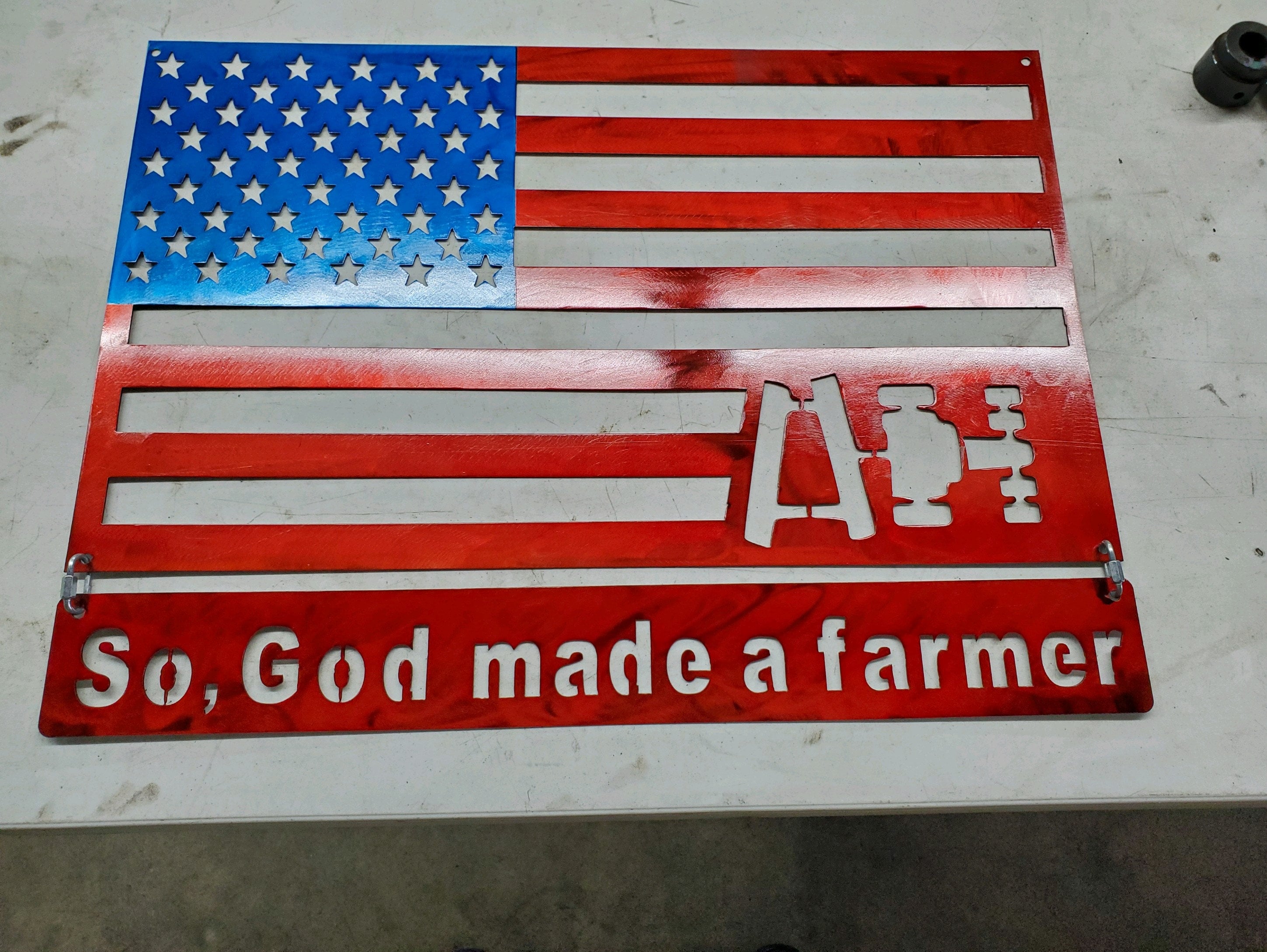 Farmer Flag, God Bless USA, Farmer Life. This is Only a Digital ...