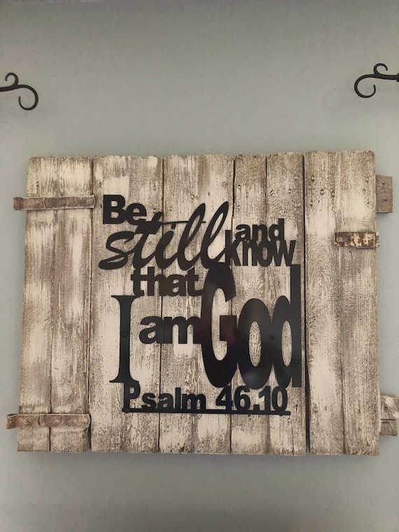 Bible Verse Be Still Dxf File Only Picture for Reference - Etsy