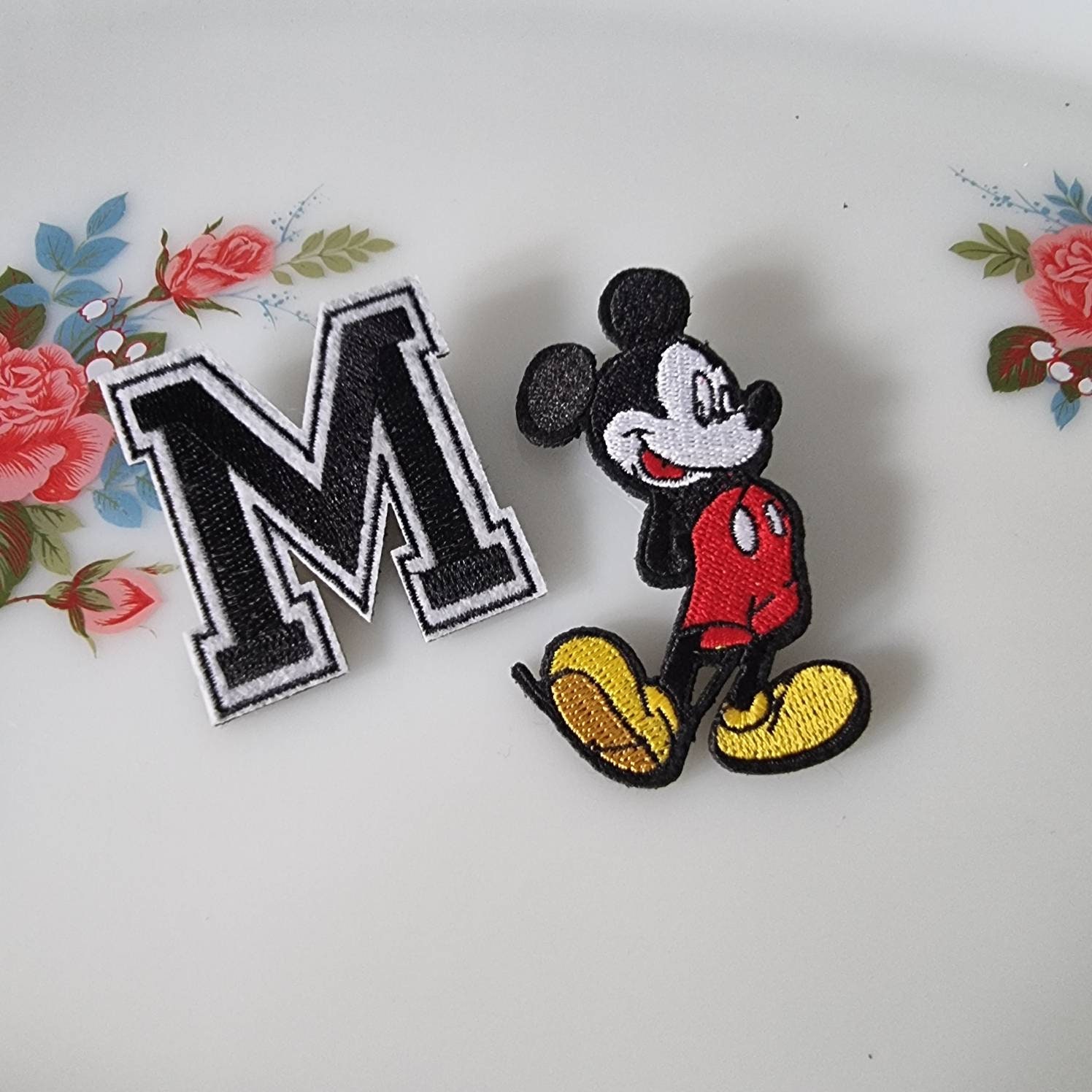 Vintage Disney Mickey Mouse Woven Badges Mickey Mouse - Etsy