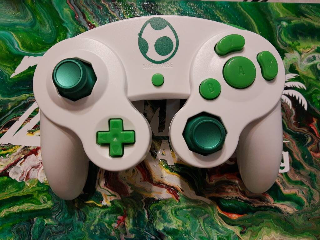 Gamecube Controller Yoshi Inspired | Etsy