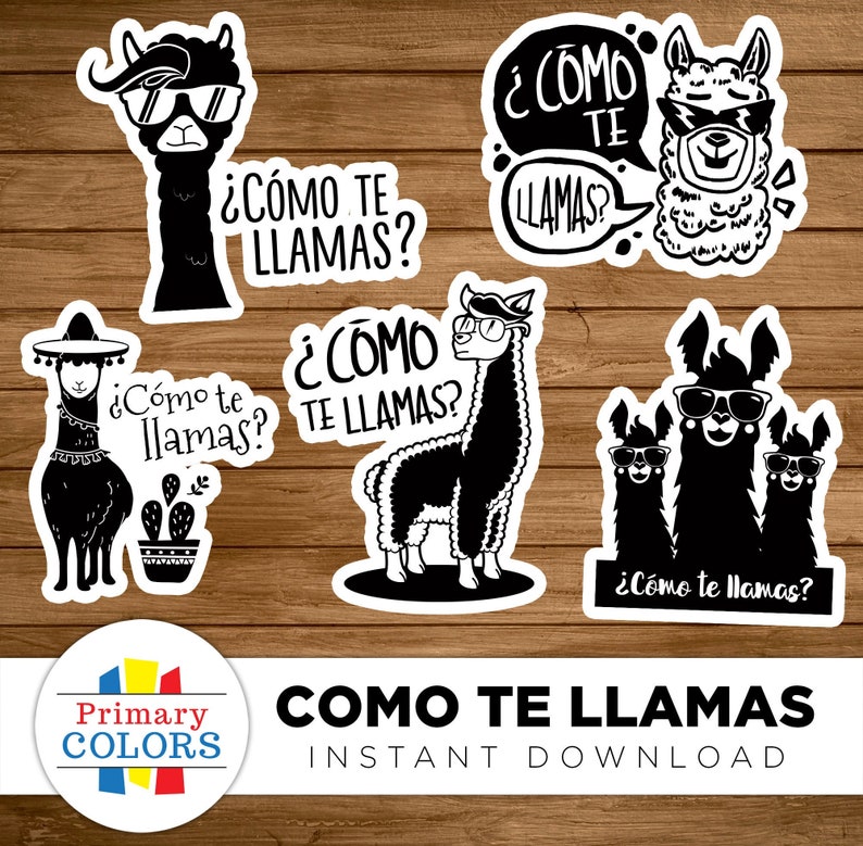 Como Te Llamas? Clip Art, Clipart, Svg, Png, Eps, Pdf, Silhouette ...