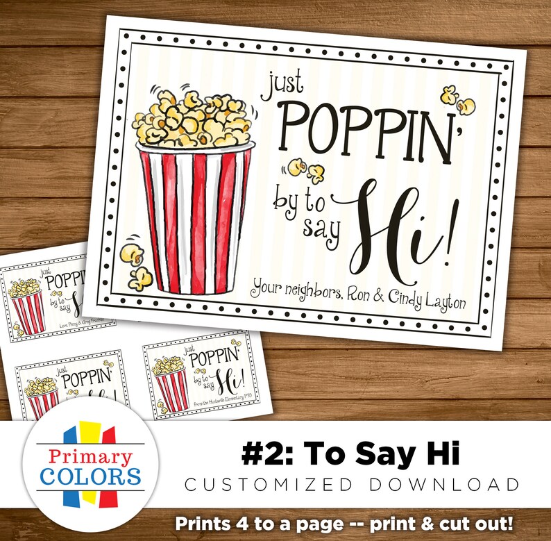 CUSTOMIZED Just POPPIN' By Teacher School Staff - Etsy