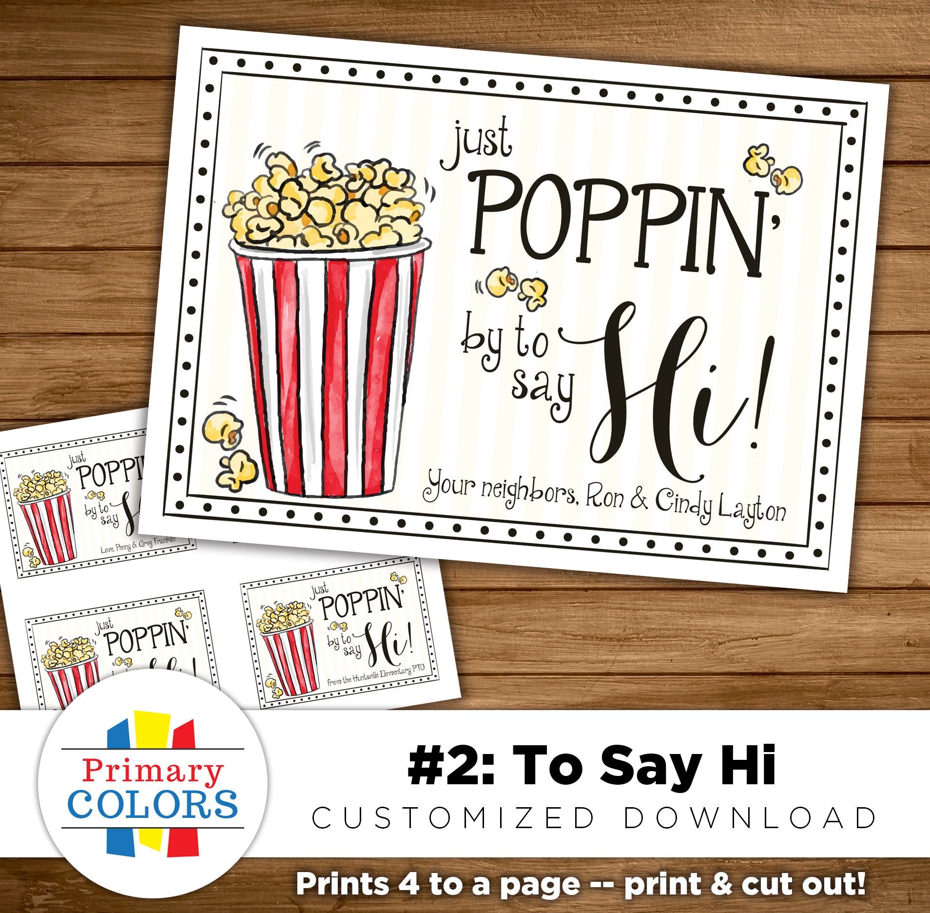 CUSTOMIZED Just POPPIN' By Teacher School Staff - Etsy